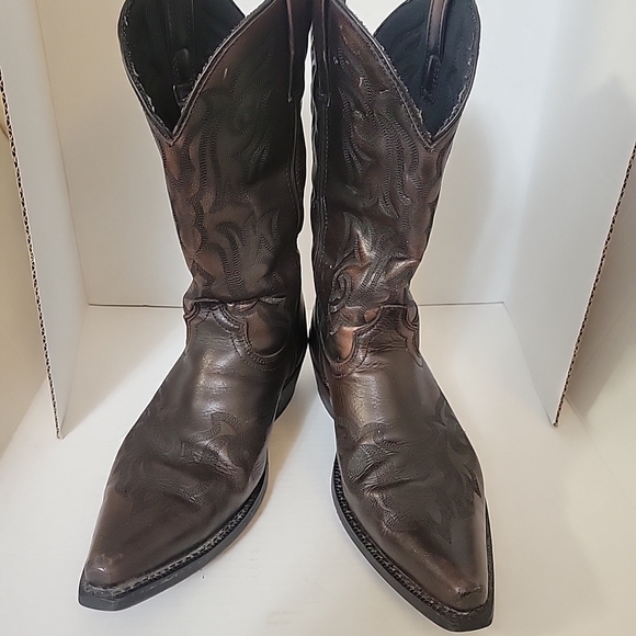 Laredo | Shoes | Mens Laredo 6862 Hawk Snip Toe D Dark Brown Cowboy ...